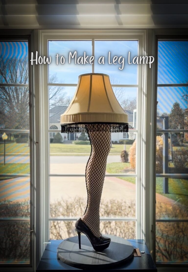How to Make A Leg Lamp: A Christmas Story Classic DIY - The Good Wrench